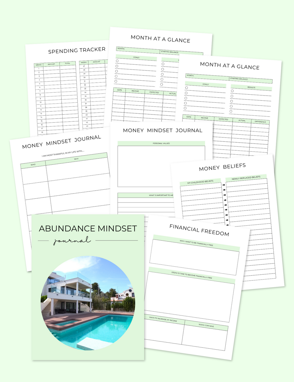 Abundance Mindset Journal | A Blissfully Beautiful Boutique