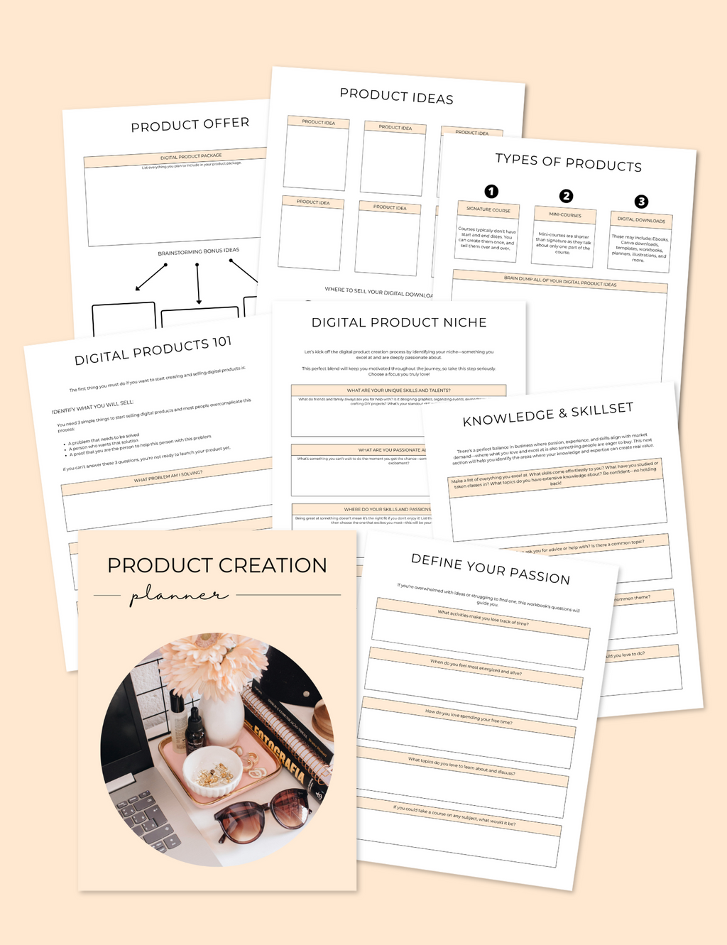 Product Creation Planner | A Blissfully Beautiful Boutique