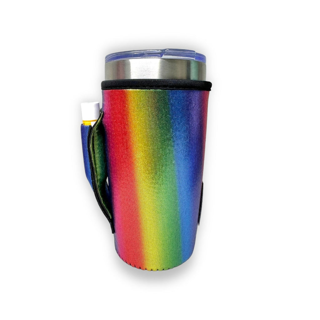 Radiant Rainbow 20oz Large Coffee / Tea / Tumbler Handler™ | A ...