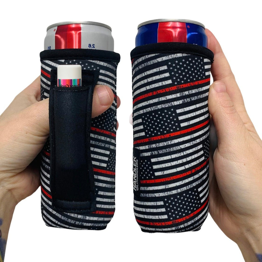 Red Line 12oz Slim Can Handler™ | A Blissfully Beautiful Boutique