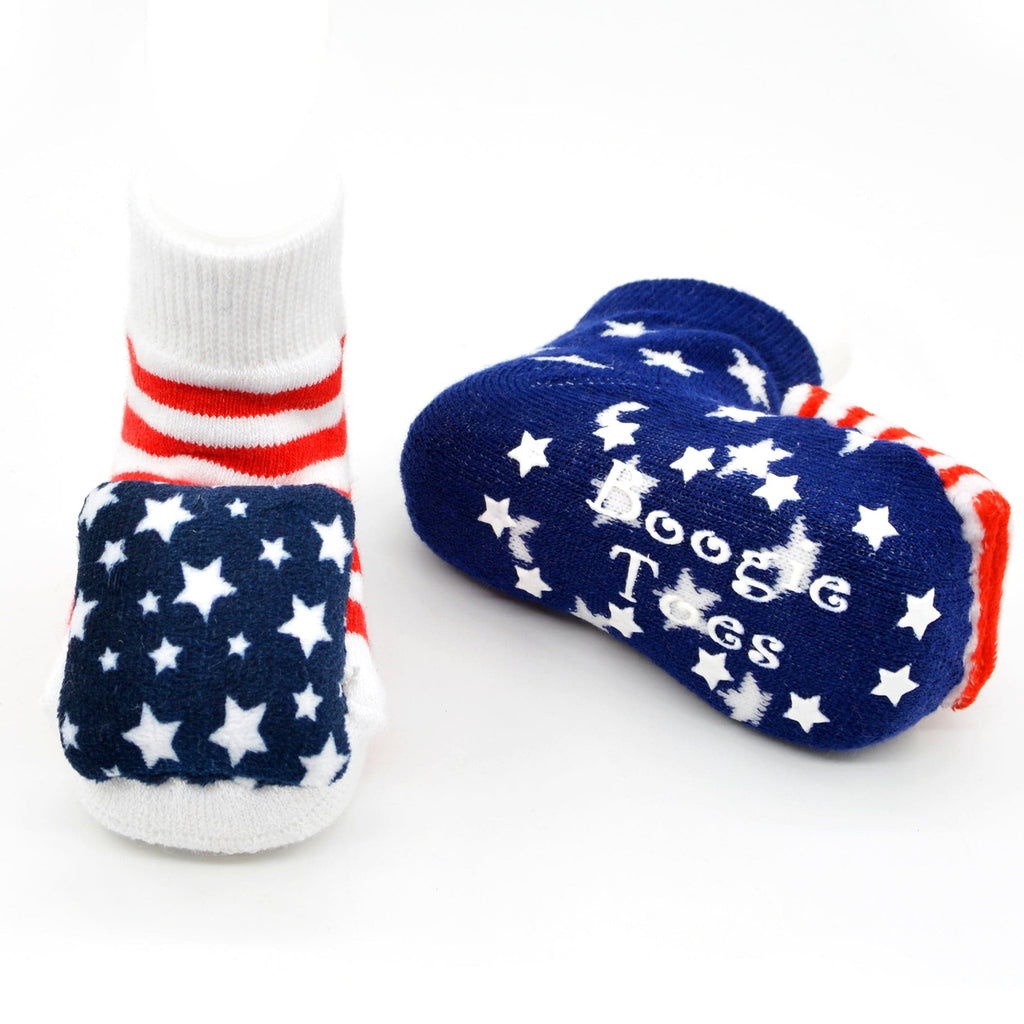 Boogie Toes - USA Rattle Socks | A Blissfully Beautiful Boutique